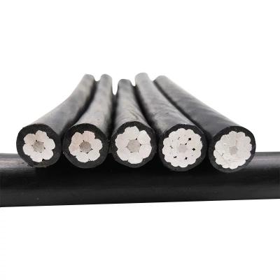 China 0.6/1KV Rated Voltage ABC Cable XLPE Cross Linking Sheath Aluminum Aerial Bundled Cable for sale