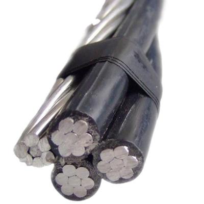 China Aluminum Conductor ABC Cable XLPE Insulated 600V Overhead Aerial Cable for sale