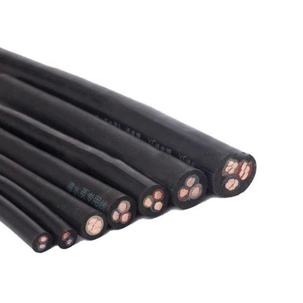 Quality Lightweight Flexible Rubber Cable Waterproof Sheathed Submersible Cable Wire for sale