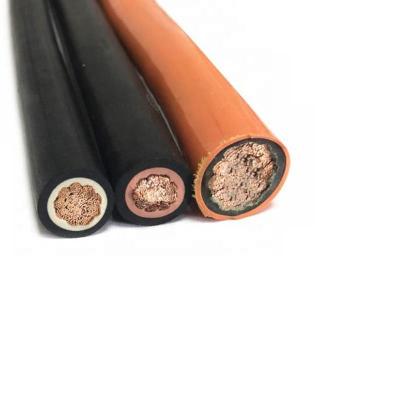 China 240mm Flexible Copper Welding Cable Heat Resistant Rubber Sheath Multi Strand Thin Copper Wire for sale