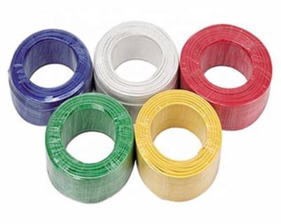 China 2.5mm 4mm 6mm 10mm Electric Cable Wire 300/500V PVC Insulation Multi Core Copper Wire for sale
