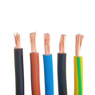 China 10mm2 2.5mm 0.5mm Electrical Cable Wire Copper PVC Insulated Copper Cable for sale