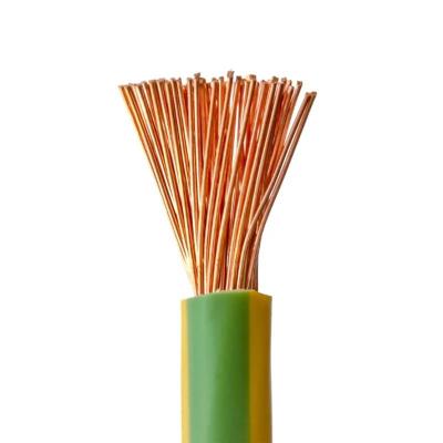China 25mm2 35mm2 Electrical Grounding Cable Yellow Green Copper Earth Cable for sale