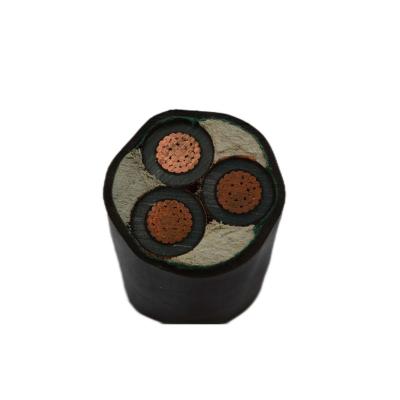 China YJV22 3 Core XLPE Armored Copper Cable Medium Voltage Underground Power Cable 25mm-120mm for sale