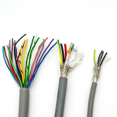 China Multicore Screen Braid Shielded Instrument Cable Copper Conductor 2/3/4/5/7/12/24 Core for sale