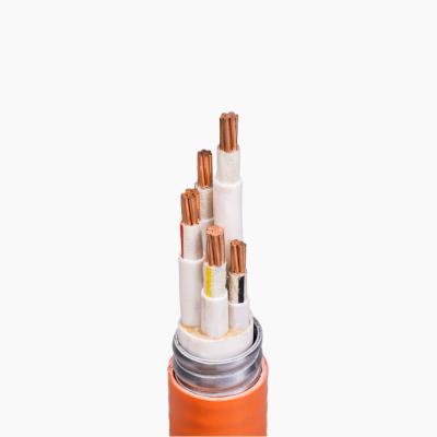 China Fire Resistant Copper Conductor Cable Mineral Insulated Cable IP67 0.6/1kV 3 - 5 Cores for sale