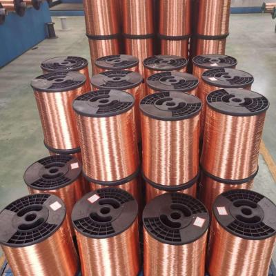China CCA CCAM Copper Clad Aluminium Cable For Cable Conductor 0.25mm 0.51mm 1.0mm 8.0mm for sale
