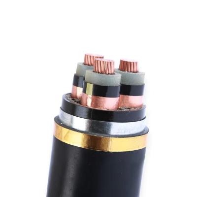 China 3 Core XLPE Power Cable 12/20kV Medium Voltage With Copper Conductor for sale