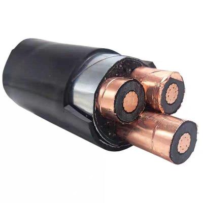 China 8.7/15KV Copper Conductor XLPE Insulated PVC Sheathed Power Cable 3 Core for sale