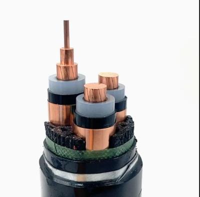 China Double Galvanized Steel Tape Armoured Cable MV Power Cable 18-30(36)kV Rated Voltage for sale