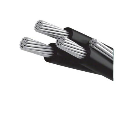 China Aluminium Core Aerial Bundle ABC Cable For 600 Volts Overhead Power Transmission for sale