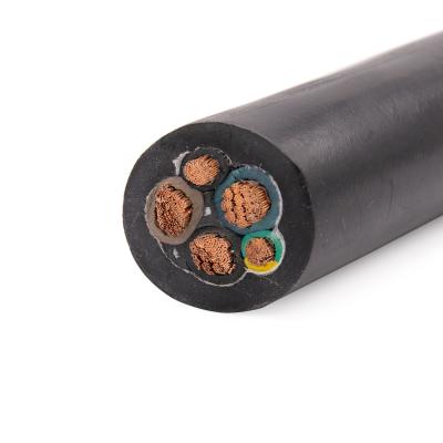 China 450/750V Oil Resistant Rubber Sheathed Flexible Cable Wire VDE Certified H05RN-F H07RN-F for sale