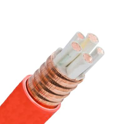 China Custom Fire Proof Wire Low Voltage PVC Jacket Bare Copper Mineral Insulated Cable for sale