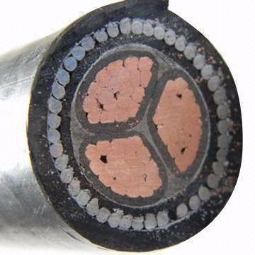 China 600V Rated Voltage 3 Core Armoured Cable With XLPE Insulation PVC Jacket for sale