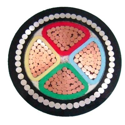 China 4x95mm² Copper Core XLPE Armoured Cable Industrial Underground Power Cable for sale
