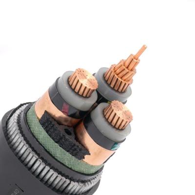 China 3 Phase Copper Core XLPE Insulated Power Cable For Industrial Power Transmission for sale
