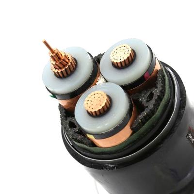 China 11kV 185mm 3 Core XLPE Copper Underground Power Cable for Medium Voltage Applications for sale