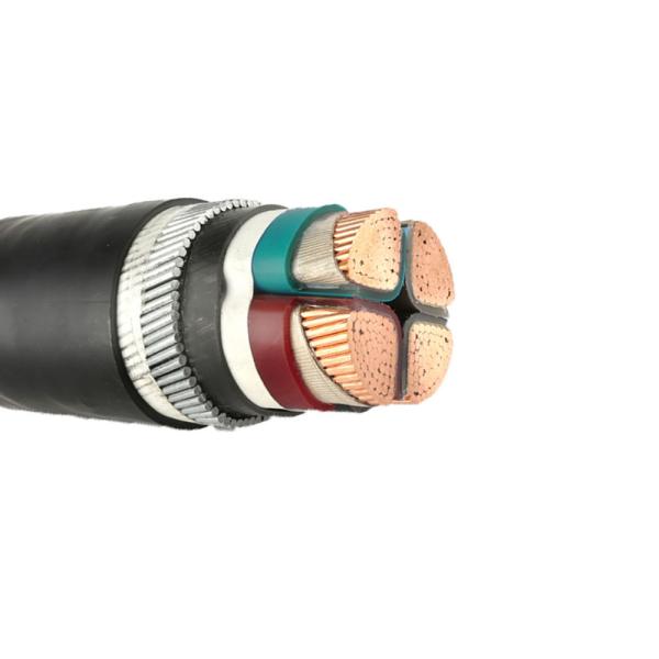 Quality 2 - 4 Core Copper Conductor Armoured Power Cable 16mm - 95mm For Underground Applications for sale