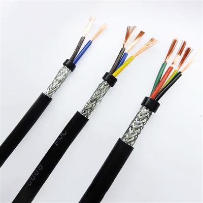 China RVVP Shielded Control Cables Copper Conductor 450V / 750V For Industrial Applications for sale
