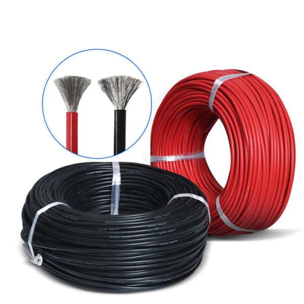 Quality Soft Silicone Electrical Wire Cable High Low Temperature Resistant Flame Retardant for sale