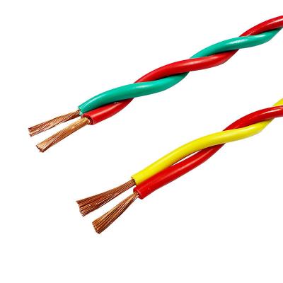 China RVS Twisted Pair Power Cable 450/750V with Copper Conductor and PVC Insulation for Telecom and Broadcast for sale