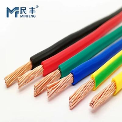 China 450/750V Electrical Cable Wire For House Wiring PVC Insulation Copper Conductor for sale