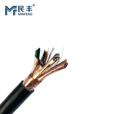 China Flexible Twisted 24 Pairs Shielded Instrument Cable With XLPE PVC Insulation Copper Conductor for sale