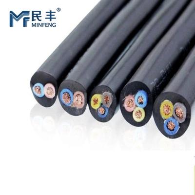 China 1.5mm 2.5mm 6mm Flexible Rubber Cable Flame Retardant Waterproof High Temperature Resistant for sale