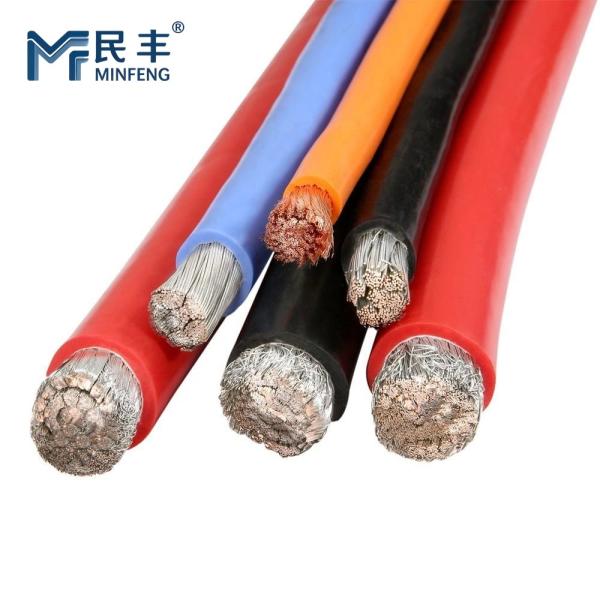 Quality VW-1 AWM Tinned Copper Silicone Insulation Wire 300V / 500V Rated Voltage for sale