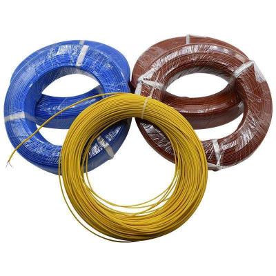 China 200 Degree Heat Resistant FEP PFA PTFE ETFE Insulated Ultra Soft Flexible Electric High Temperature Wire for sale
