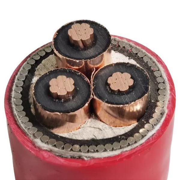 Quality 33kV Medium Voltage Armoured Power Cable with Steel Wire Armour for Underground Wiring for sale