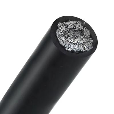 China Tinned Copper Conductor Rubber Sheath Welding Cable for Welding Machine with 450V/750V Voltage Rating for sale