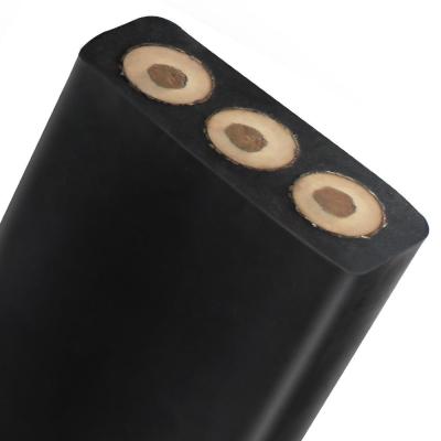 China Waterproof Submersible Pump Cable with EPR Insulation and Copper Conductor for 450/750V Applications for sale