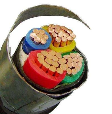 China U1000 RVFV 4G25 XLPE IEC60502-1 EN60228 ICEA S73-532IEC/EN 60332-1 Stranded Oxygen-Free Copper Steel Tape Armored Cable for sale