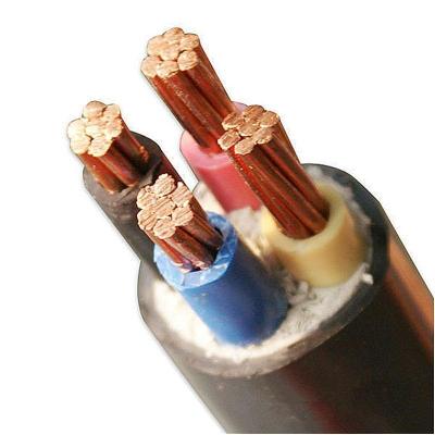 China 3 Phase 4 Core XLPE Insulated Power Cable with Pure Copper Conductor 0.6/1kV Rated Voltage for Underground Application for sale