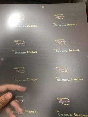 China Oklahoma semi laminate sheet OK OVI sheet hologram for sale