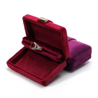 China Customized Size Gray Metal Jewelry Packaging Box with Velvet Lining and Custom Logo for sale