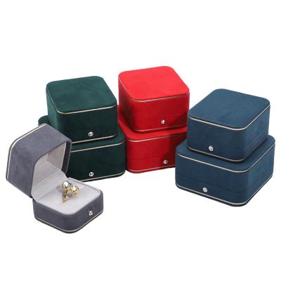 China Square Custom Jewelry Box for Handmade Necklace Bracelet Earrings Collection factory