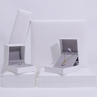 Quality Rectangle Shape Handmade Cardboard Jewelry Box For Necklace Bracelet Ring Set for sale