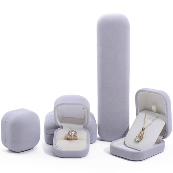 Quality Customized Rectangle Jewelry Packaging Box for Pendant Necklace Ring Earrings for sale