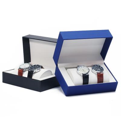 China Dual Compartment Luxury Watch Box with 300,000 Monthly Capacity and Customizable 20-Day Production for sale