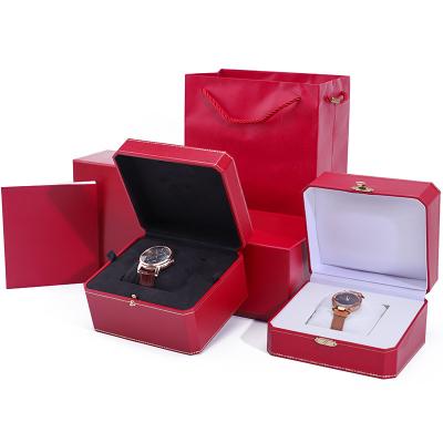 China Captivating Octagonal Hard Paper Watch Case Box With Gold Button Ornament for sale
