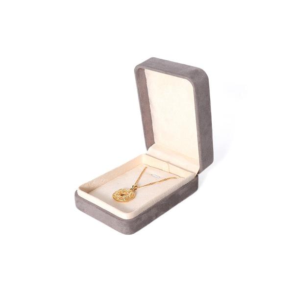 Quality Premium Gray Jewellery Packaging Box Custom Hign End Big Jewelry Set Necklace for sale