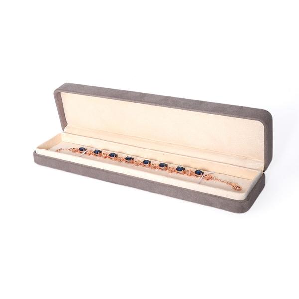 Quality Premium Gray Jewellery Packaging Box Custom Hign End Big Jewelry Set Necklace for sale