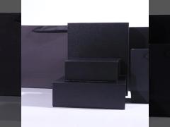 紙製ジュエリーギフトボックス包装 環境に優しい段ボール 黒 マグネット式ジュエリーボックス