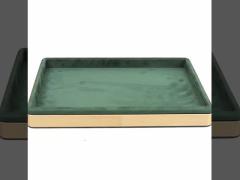 OEM Luxury Velvet Jewelry Trays Custom logo Organizer Jewellery Trays Jewelry Set Display