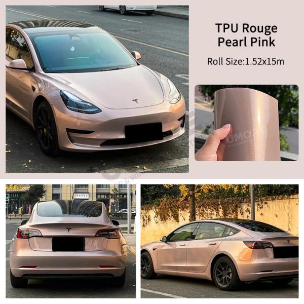 Quality Glossy Transparent Self Healing TPU Car Paint Protection Film Color Changing for sale