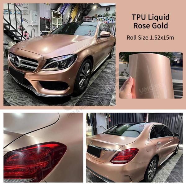 Quality TPU Self Healing Color Changing Film For Automotive Body Wrapping Glossy Colored Film Body for sale