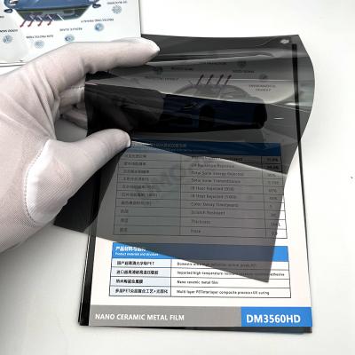 China Metallic Privacy Protection Solar Anti Scratch Sun Control Sputtering Nano Ceramic Window Tints for sale