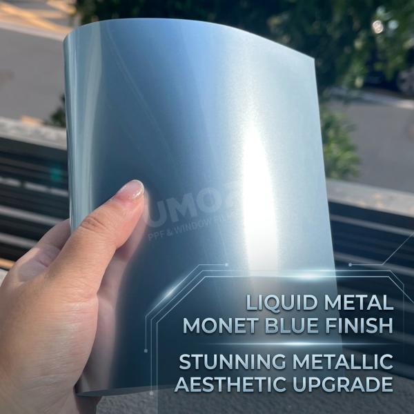 Quality Anti Scratch Self Repairing Car Color Changing TPU Color PPF Liquid Metal Monet Blue for sale
